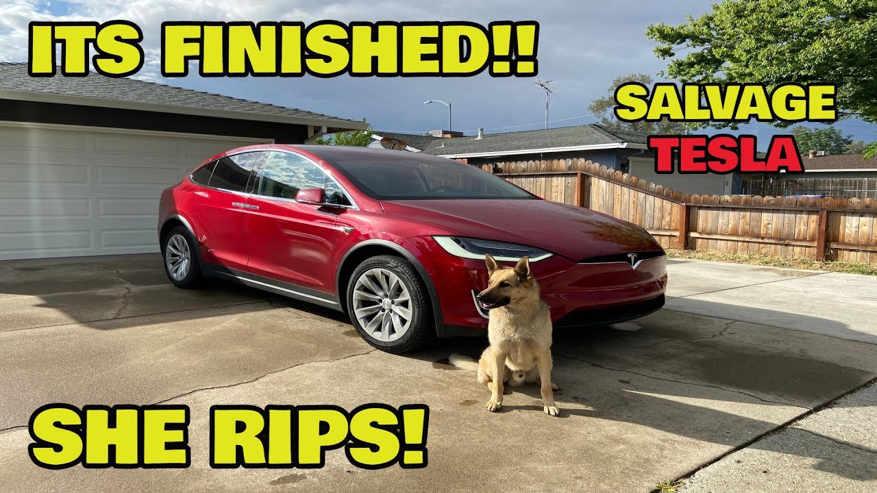 Rebuilding a CHEAP WRECKED Tesla Model X From Copart Part 6 ( Tesla ...