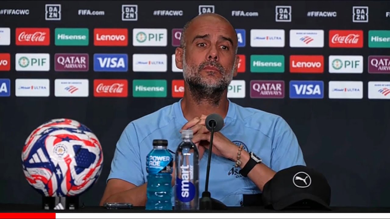 PEP GUARDIOLA FULL PRESS CONFERENCE TODAY | MAN CITY vs WYDAD AC - YouTube