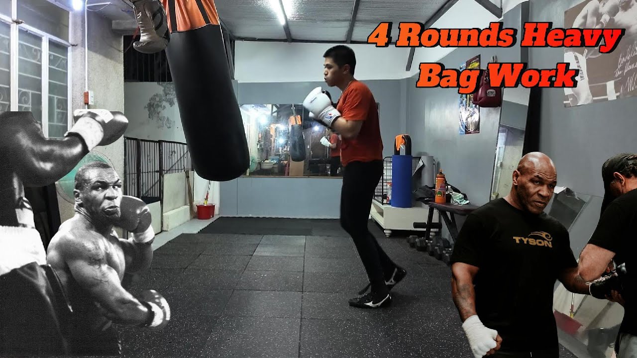 4 Rounds of Heavy Bag Work! (Peek A Boo Style) - YouTube