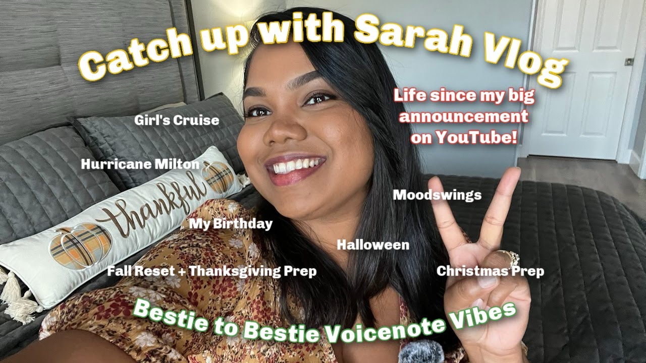 Catch Up with Sarah Vlog: Life since my Big Announcement on YouTube! - YouTube