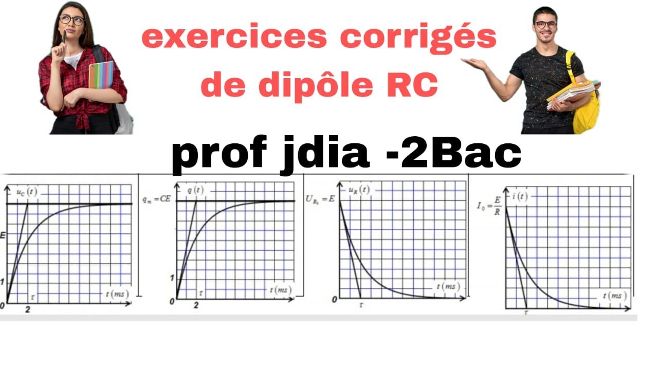 exercices corrigés dipole RC+Astuces prof jdia - YouTube