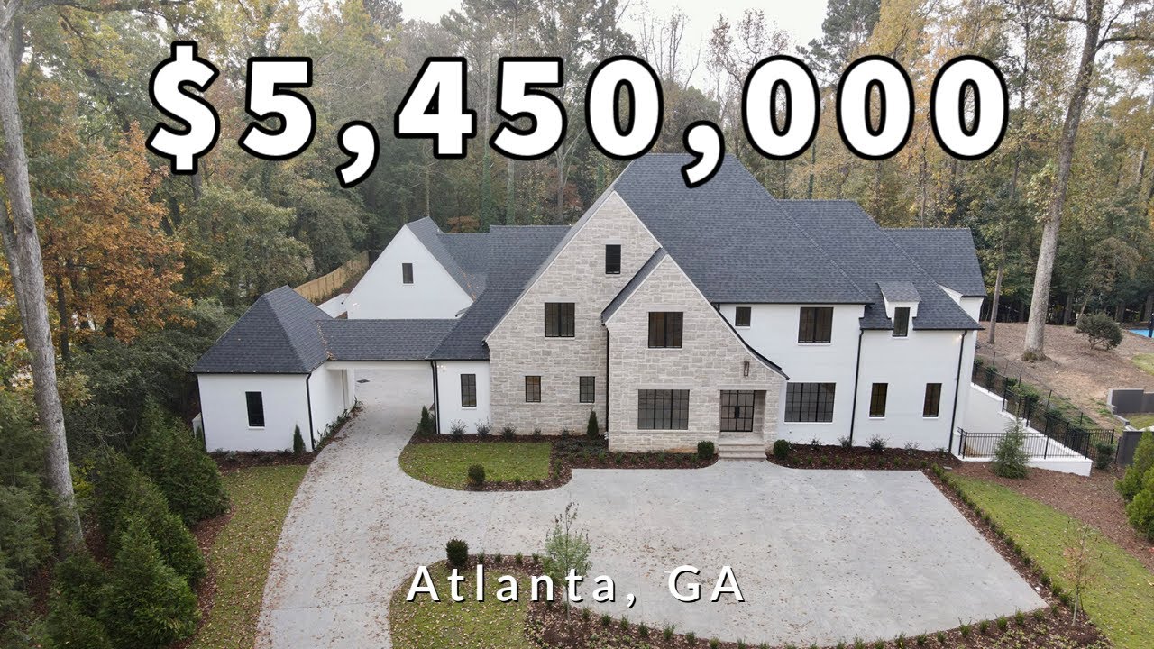 One of The Most Luxurious Mansions For Sale in Atlanta, Georgia - YouTube