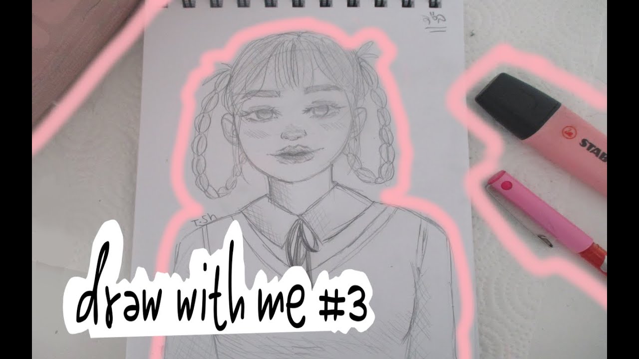 TRYING to finish the DRAWING in 15 MINUTES | draw with me #3 - YouTube