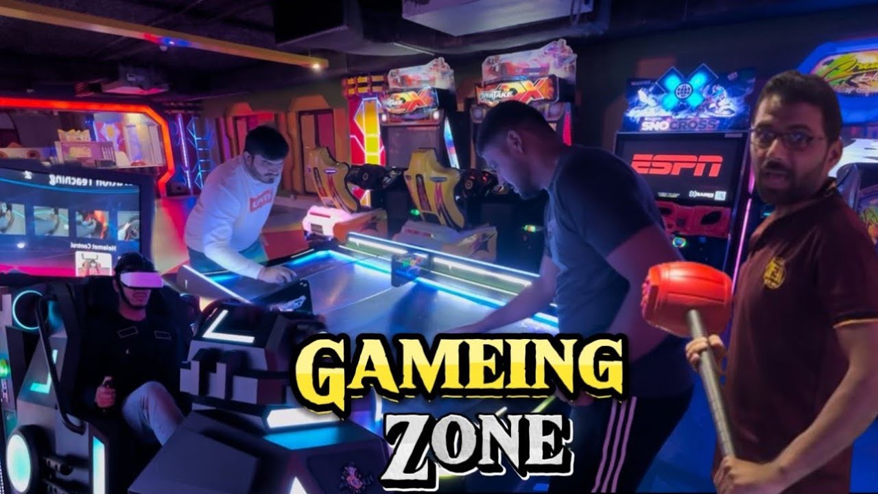 Gaming Zone 🎳 : Full Enjoy Lahore 🌁 Avenu Mall 🏬 Ka 😀 - YouTube