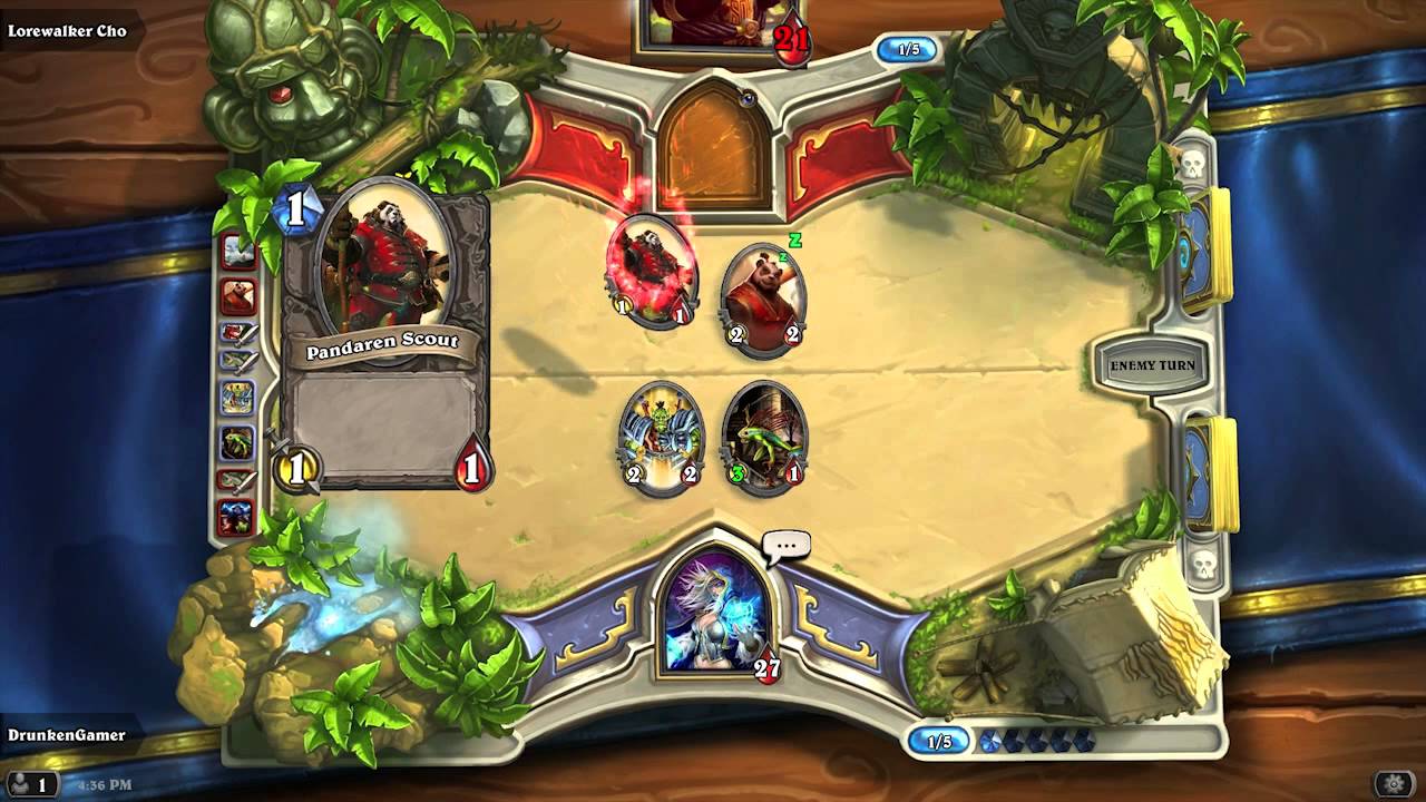 Lets Play Hearthstone:Heroes of Warcraft - First Play Part 1 - YouTube