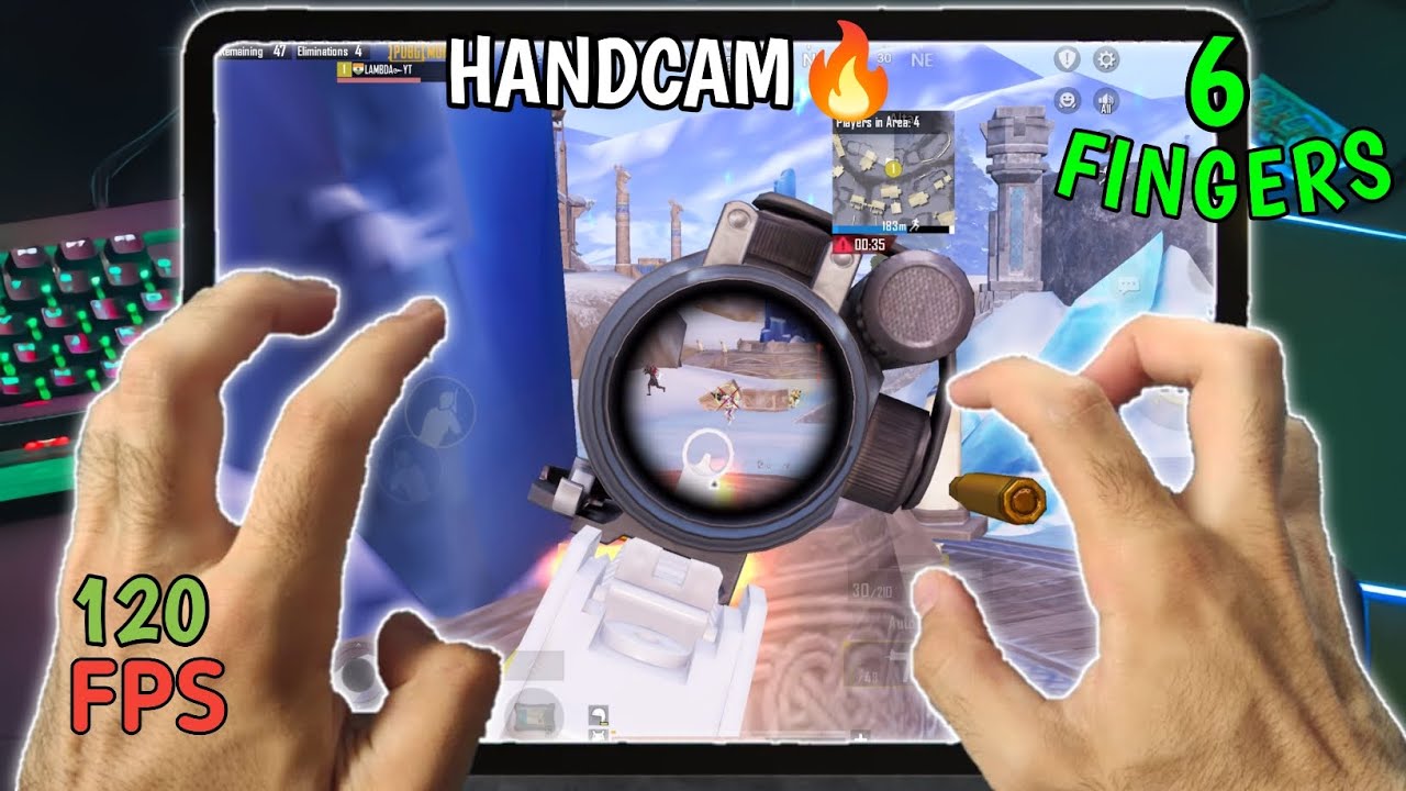FINALLY 3.5 UPDATES HANDCAM GAMEPLAY | IPAD PRO PUBG TEST | PUBG MOBILE ...
