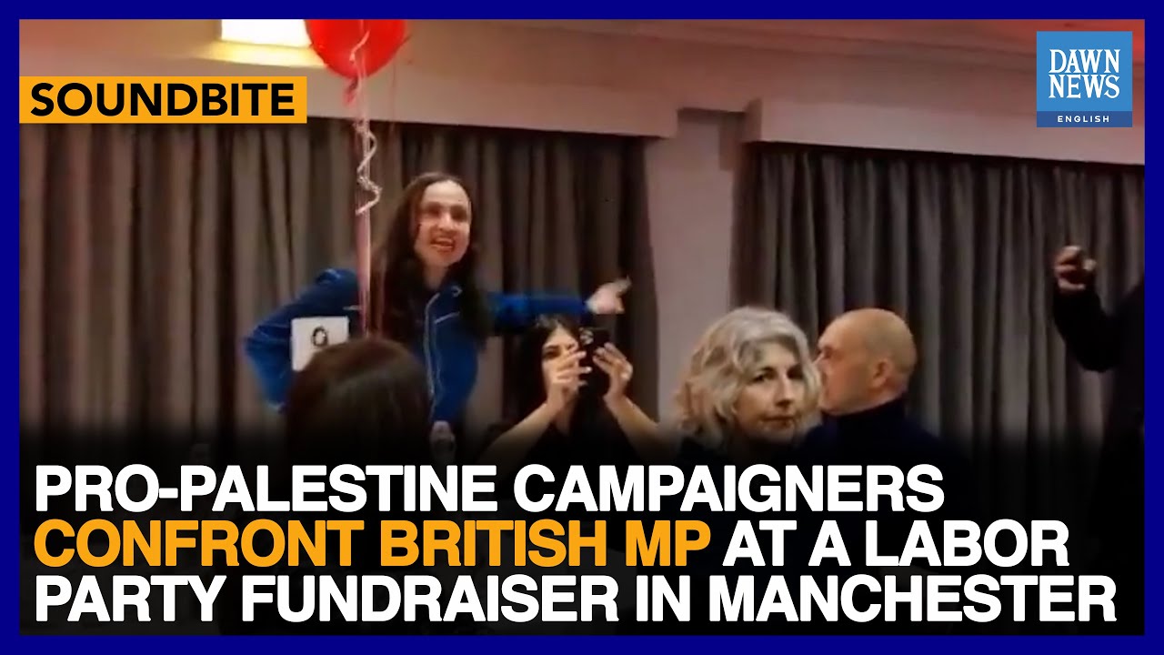 Pro-Palestinians Confront British MP At A Labor Party Fundraiser In ...