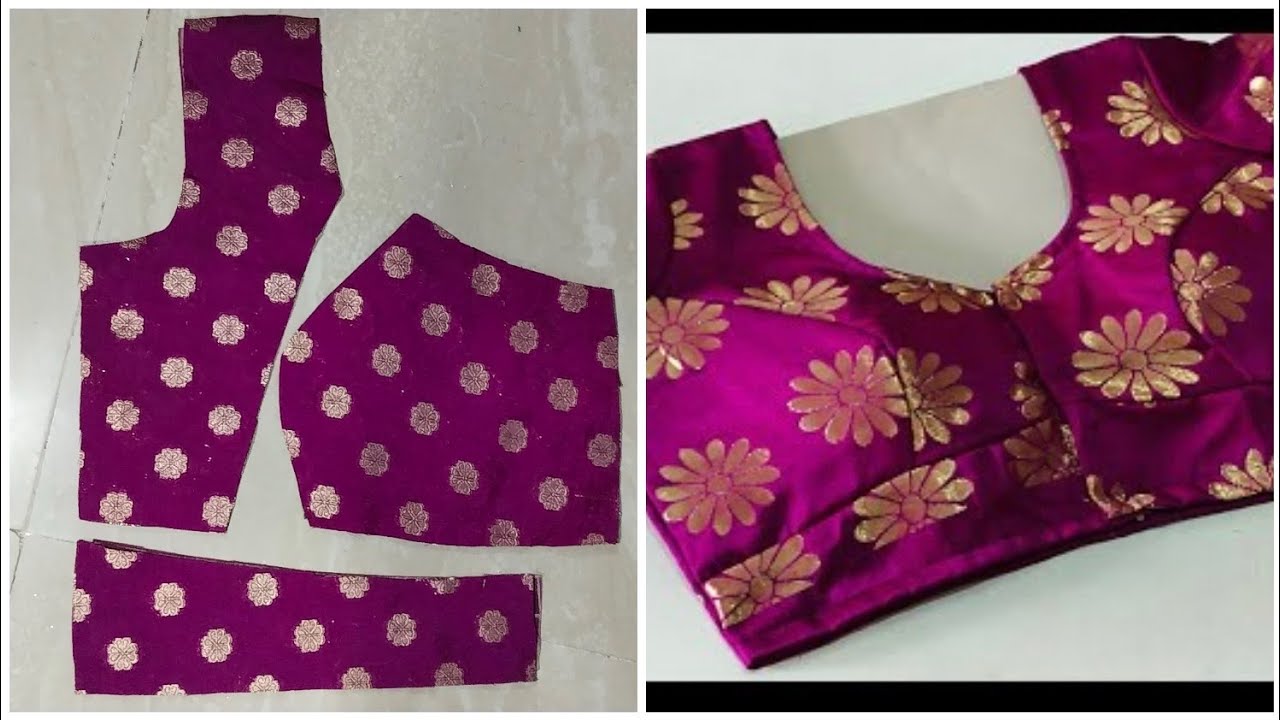 Princess cut blouse cutting tutorial - YouTube