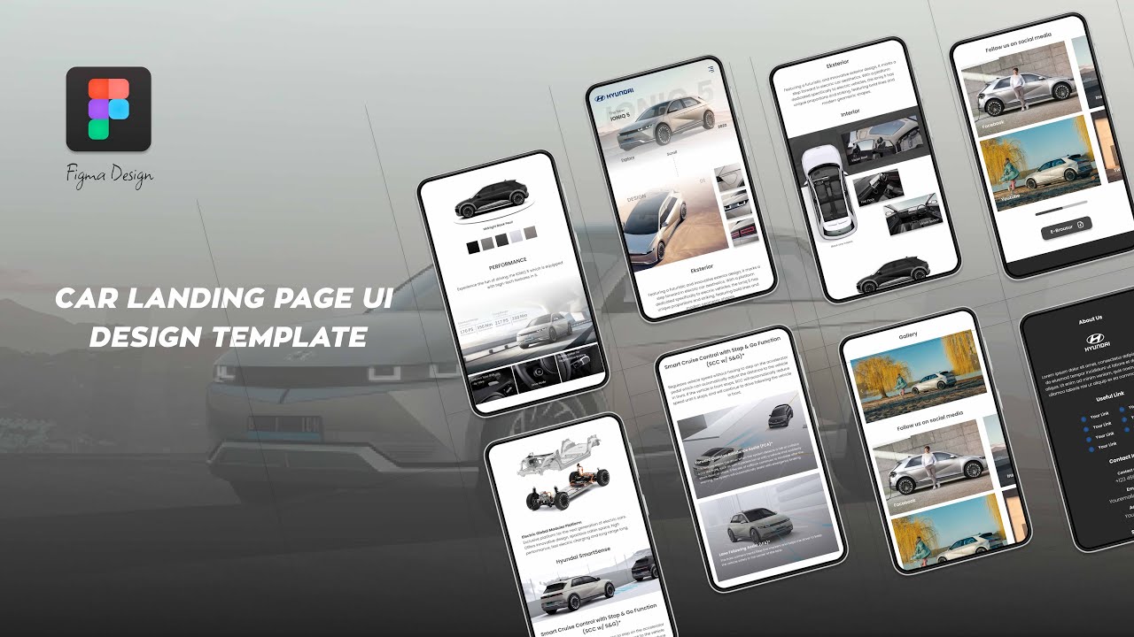 Modern Car Landing Page UI Design | Figma Tutorial - YouTube