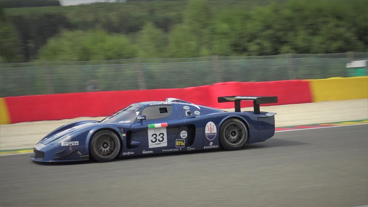 Maserati MC12 GT1 EVO 1 : V12 Sound on Spa ! [HD] - YouTube