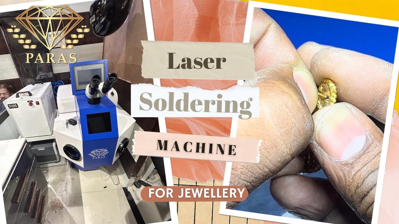 Laser Soldering Machine For jewellery | Working video - YouTube