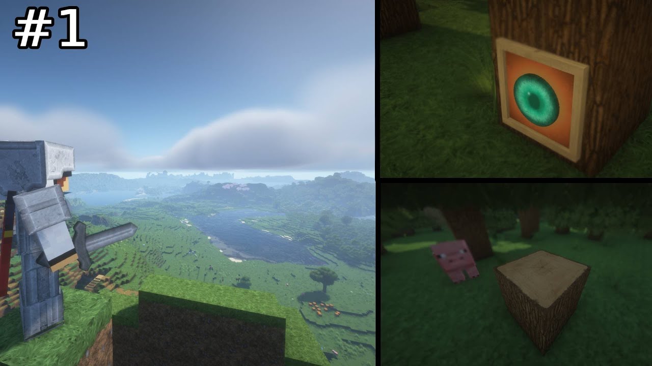 The journey of Minecraft with Ultra realistic Graphics |Ep1| - YouTube