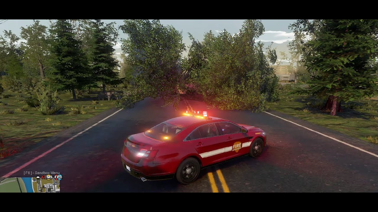 Frank's FIRE DEPARTMENT | TREE BLOCKING THE ROAD | tixleplay - YouTube