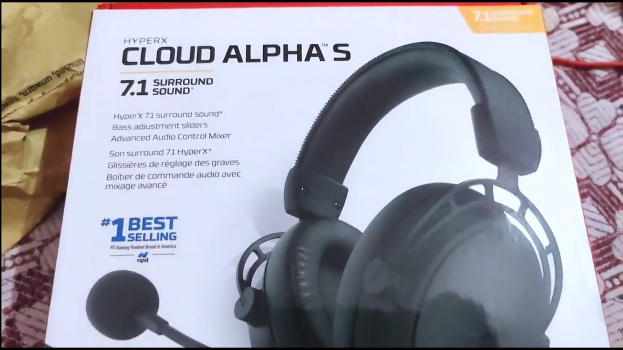 HYPER x Alpha s gaming headphones BGMI TEST 🎧 unboxing and small review ...