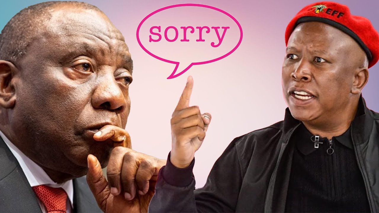 CRYIL RAMAPHOSA APOLOGISED FOR ONE MILLION HOUSES | LIES CATCHING UP ...