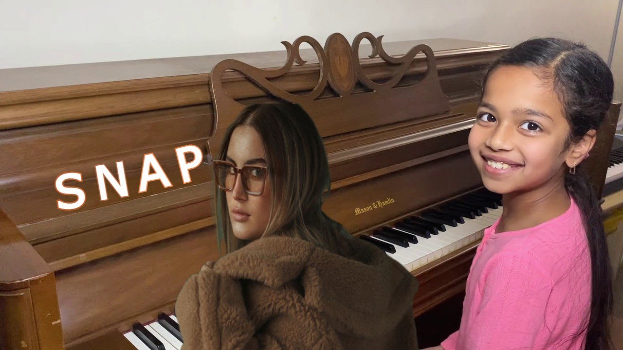 SNAP Piano Cover by Riya | Rosa Linn | Riya Rhythms - YouTube Music
