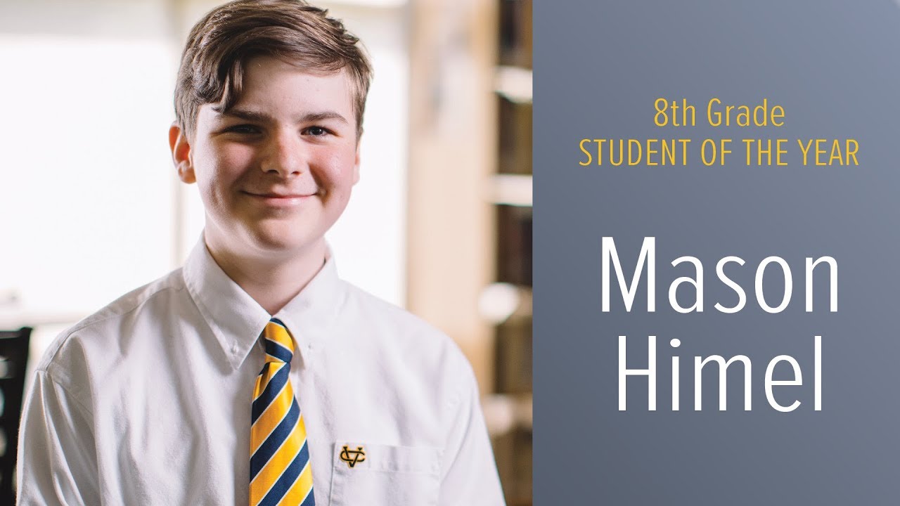 Mason Himel | 2018 8th Grade Diocesan Student of the Year - YouTube