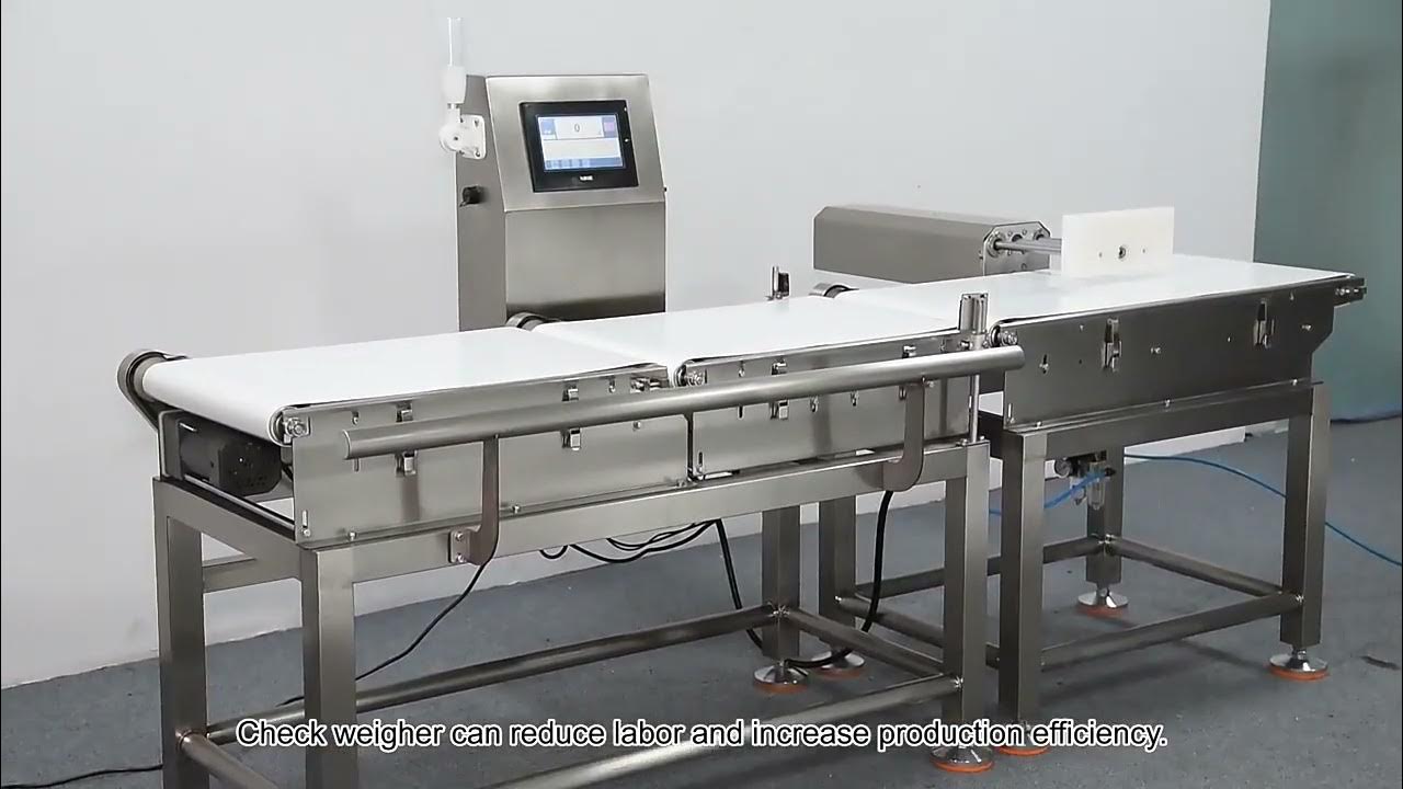 Checkweigher System - Dynamic Weight Checking - YouTube