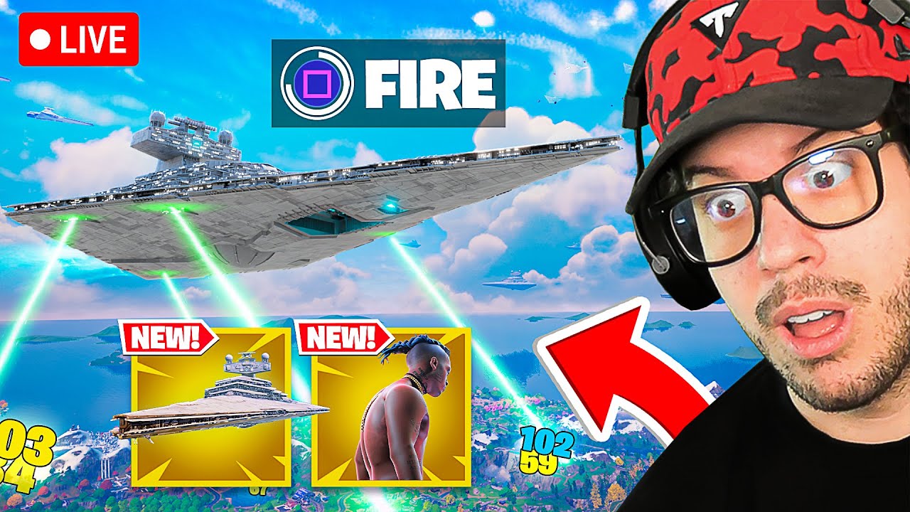 NEW *STAR DESTROYER* UPDATE in FORTNITE! - YouTube