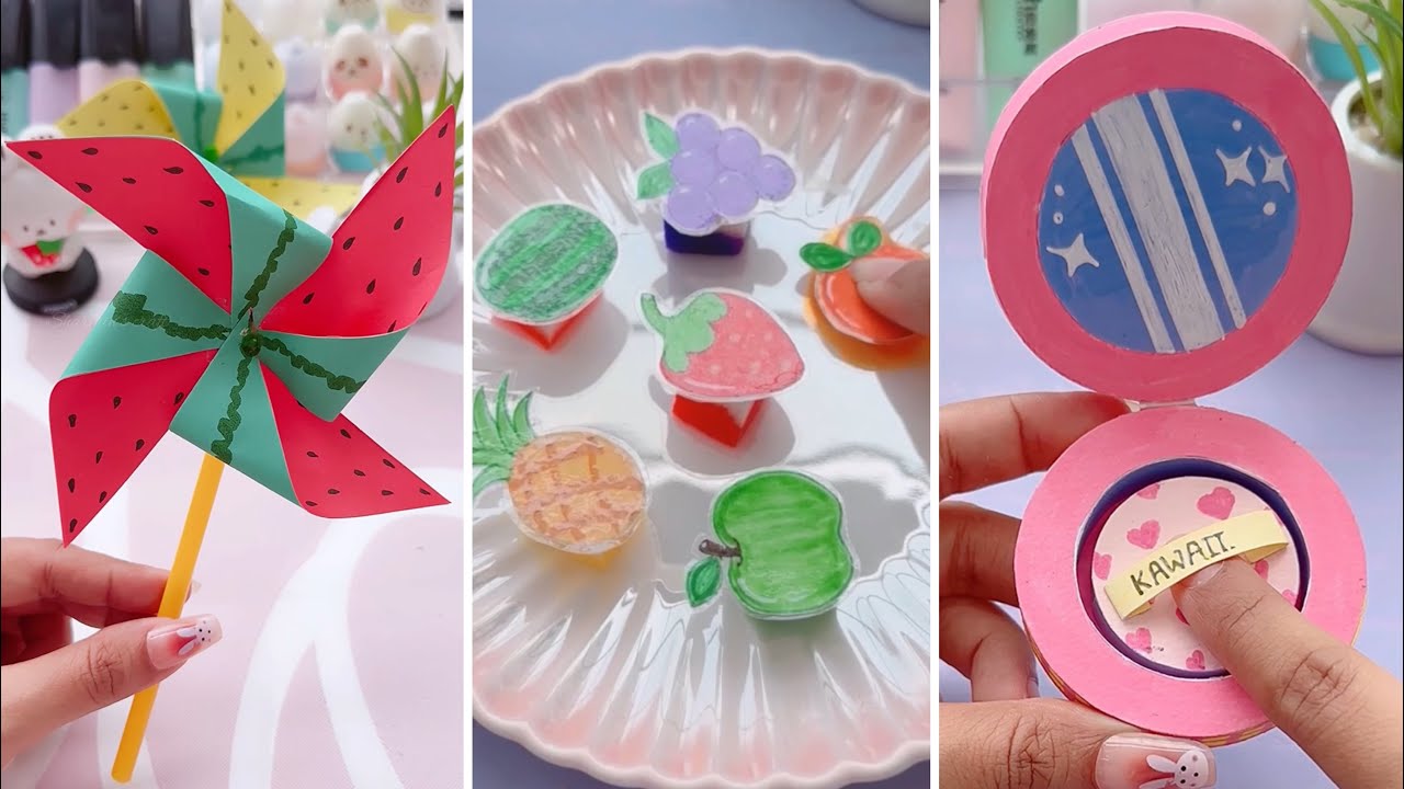 Paper craft/ Easy craft ideas/ miniature craft/ how to make/ DIY ...
