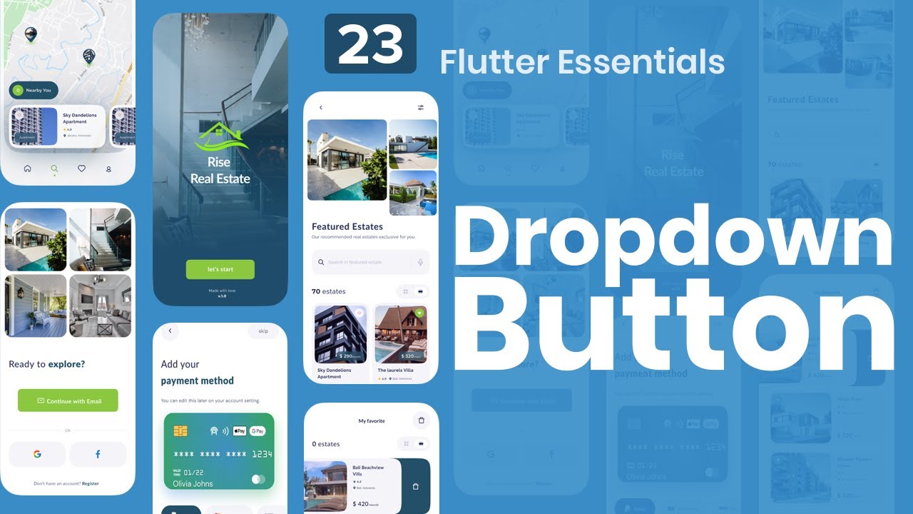 Flutter Essentials 23 Dropdownbutton Youtube