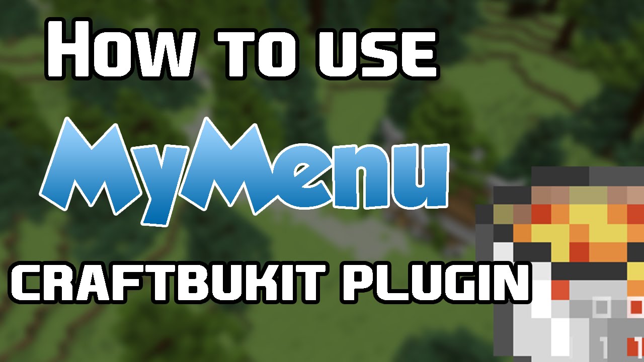 How to use MyMenu - Craftbukkit Plugin - YouTube