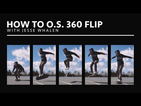 Freestyle Skateboarding Trick Tip: How to Old School 360 Flip with Jesse Whalen