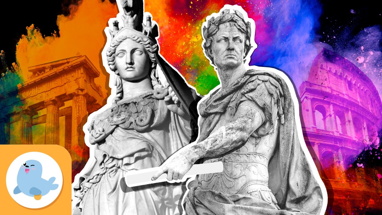 La Antigua Grecia y el Imperio Romano 🏛️ Historia para niños 🌍 ...