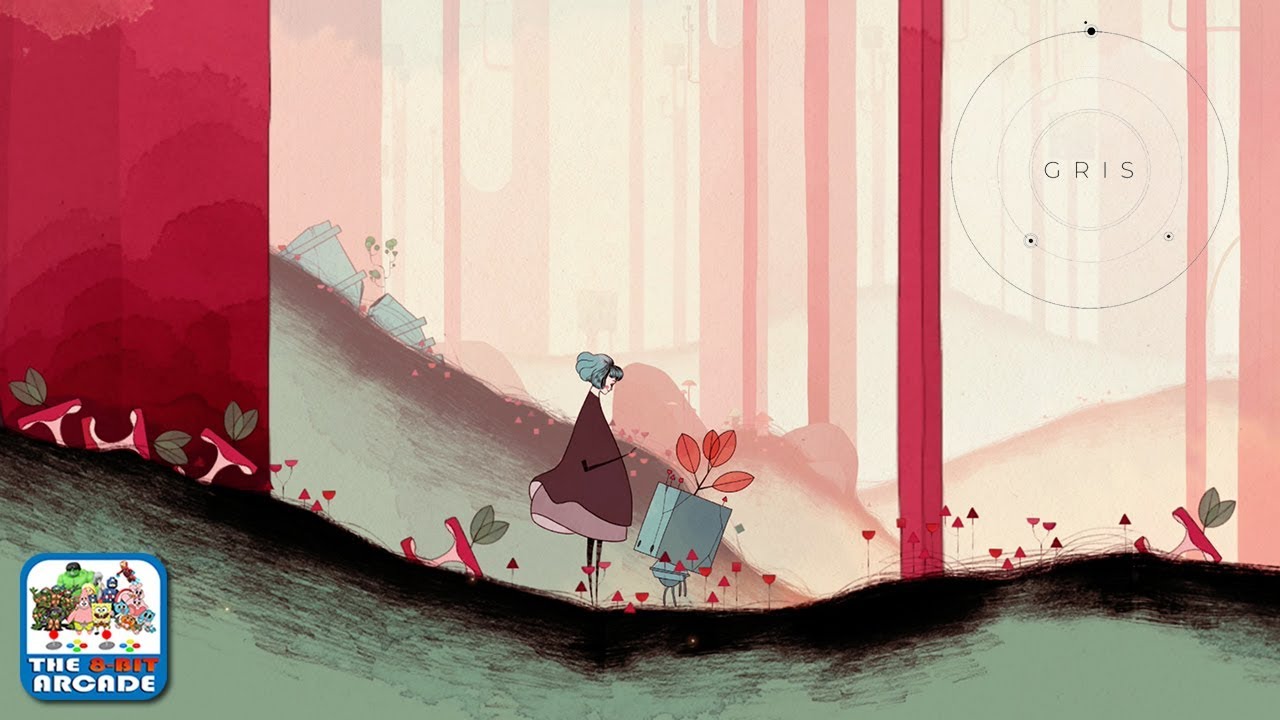 GRIS - Making a Friend in the Red & Green Forest (Switch Gameplay ...