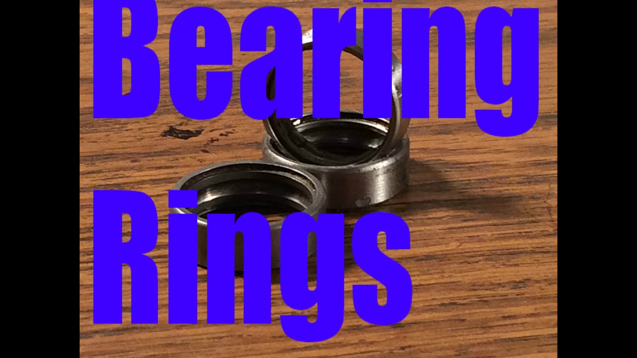 How to make bearing rings - YouTube
