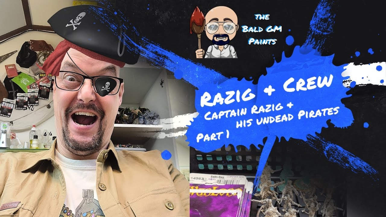 It is Pirate time! Undead Pirates! Meet Captain Razig and his crew ...