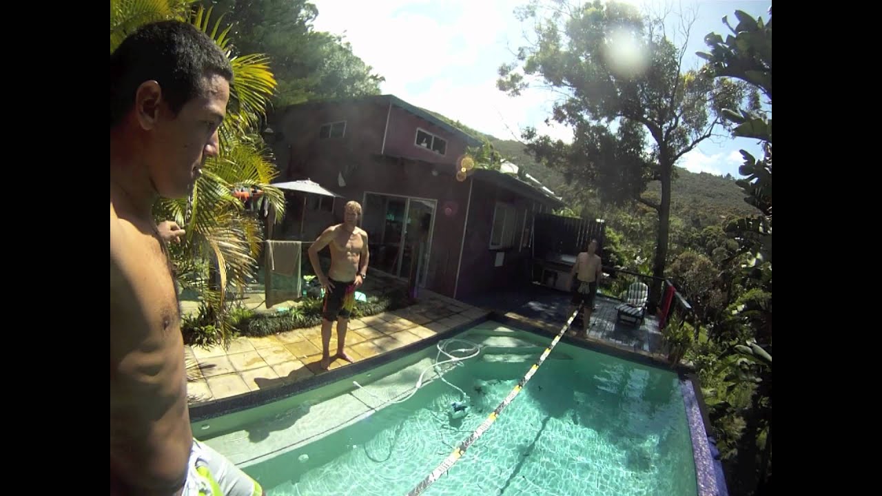 Pool Slackline - YouTube