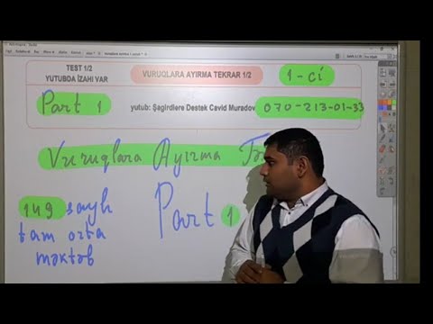 Vuruqlara Ayırma Pdf 1. Riyaziyyat Cavid Muradov