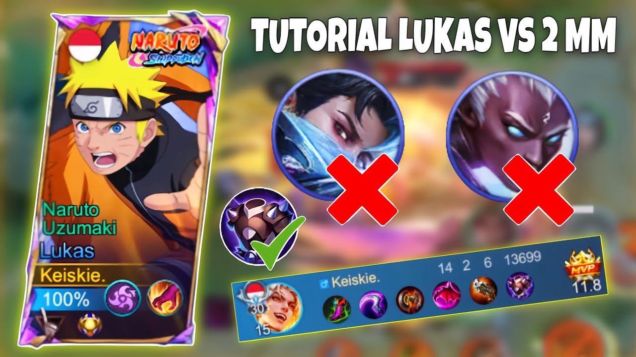 TUTORIAL CARA MAIN LUKAS LAWAN 2 MM!? BUILD INI BIKIN MM MUSUH NANGIS ...