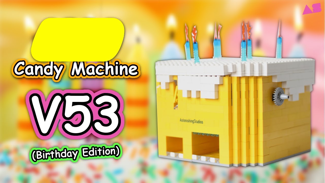 Birthday Cake Custom LEGO Vending Machine - YouTube