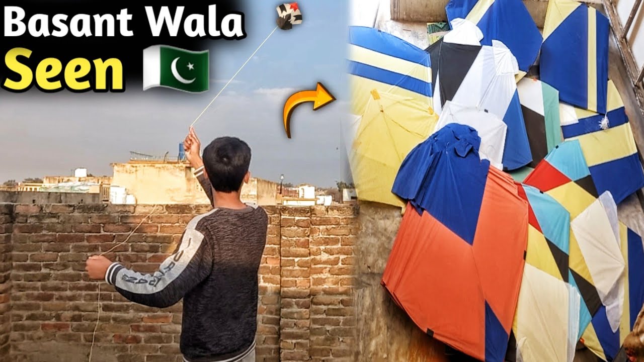 Basant Wala Seen On 🇵🇰 | Basant 2025 Rawalpindi 🥵 | Crazy Kite Flying with Friends - YouTube