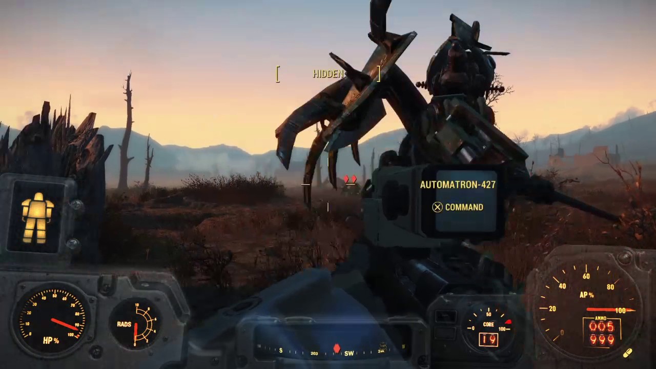 Fallout 4 - Mysterious Stranger Never Helps - YouTube