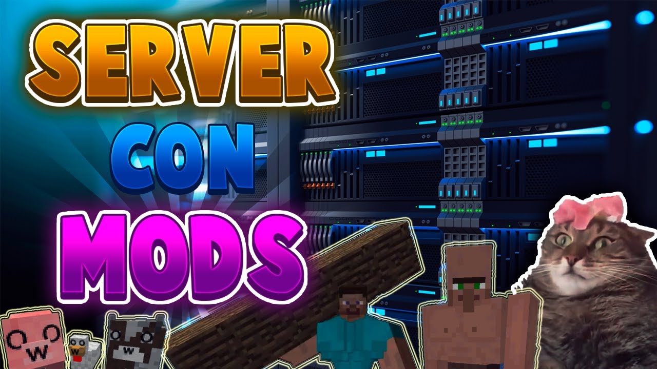 Como crear server con Mods en cualquier versión Minecraft Java - YouTube