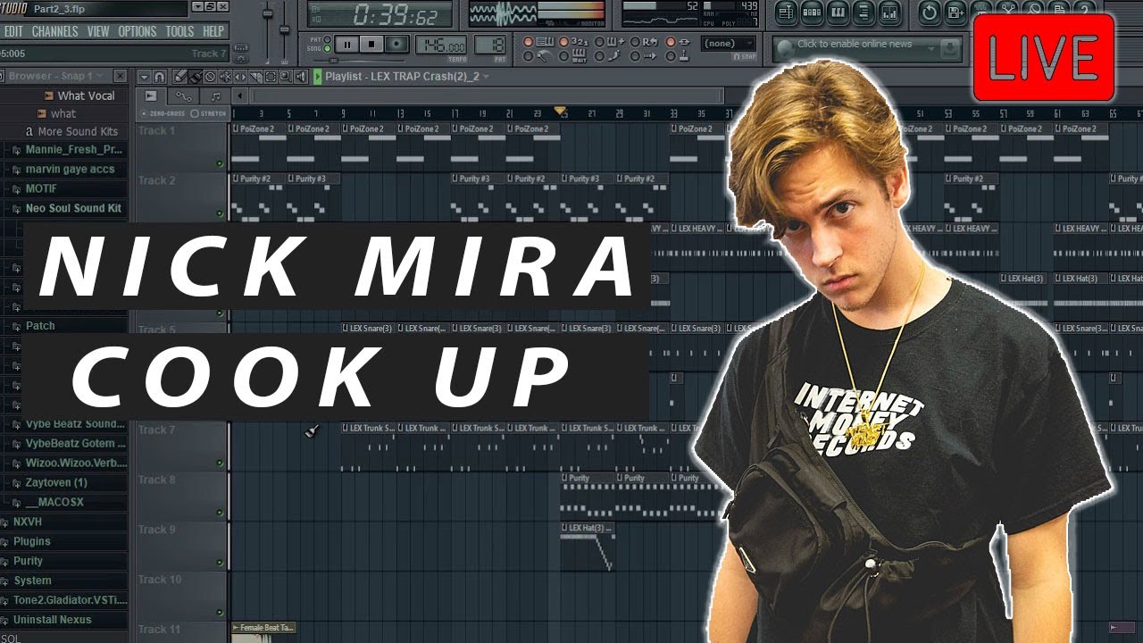 Nick Mira Making Beats With Acapella's 10/16/20 | Nick Mira Makes A ...