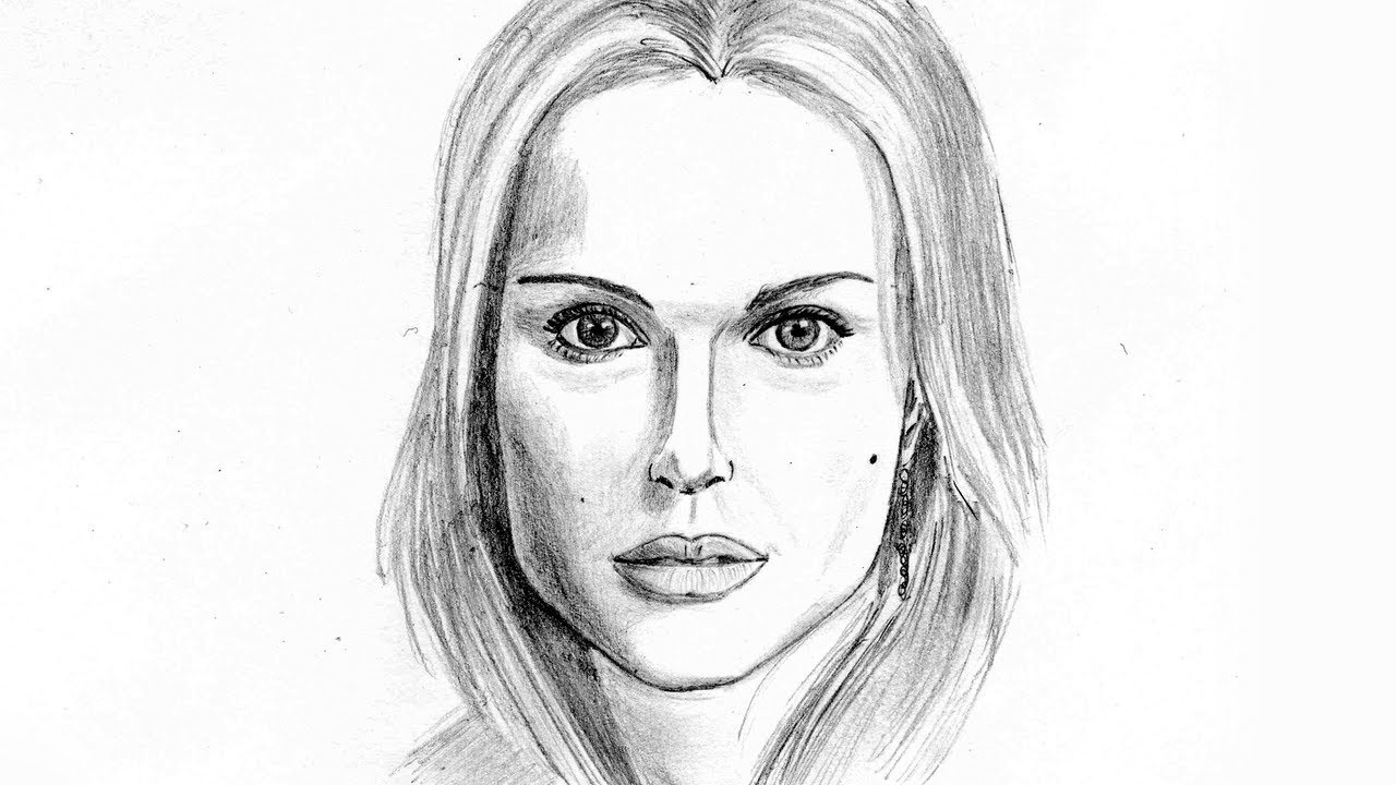 Pencil Drawing Natalie Portman | Timelapse - YouTube