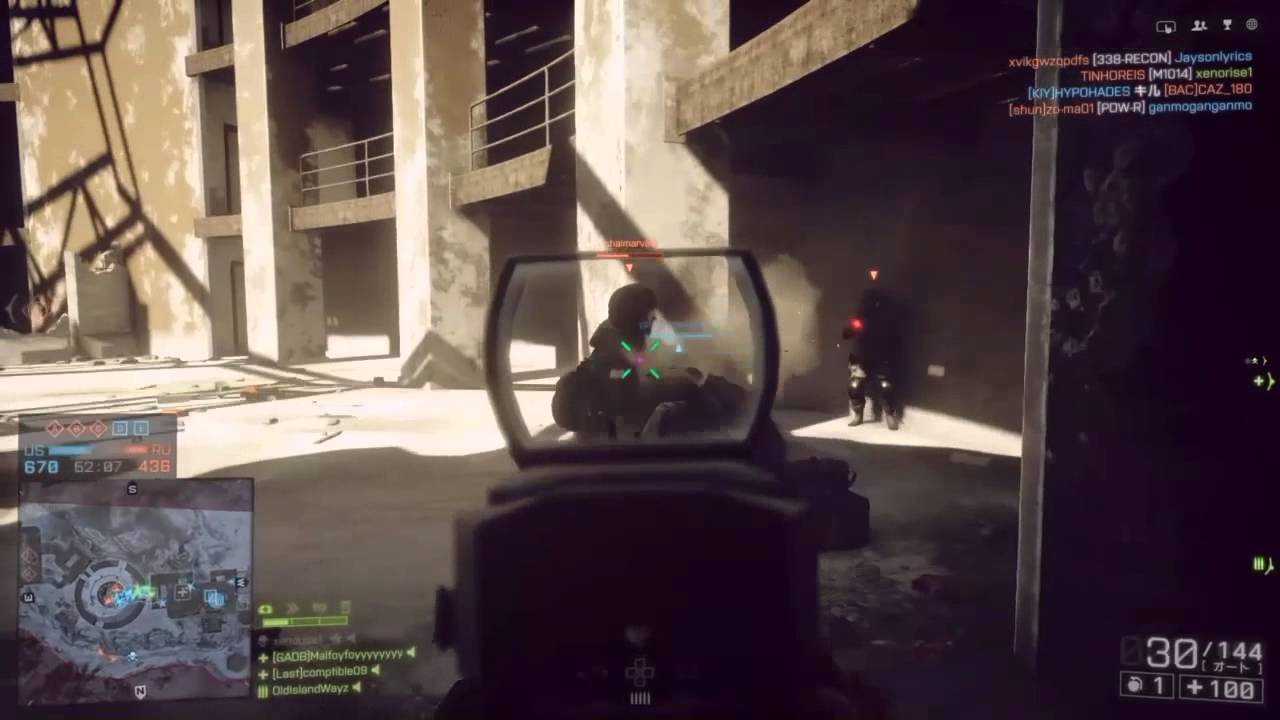 [PS4 BF4] スライドAIM montage - YouTube