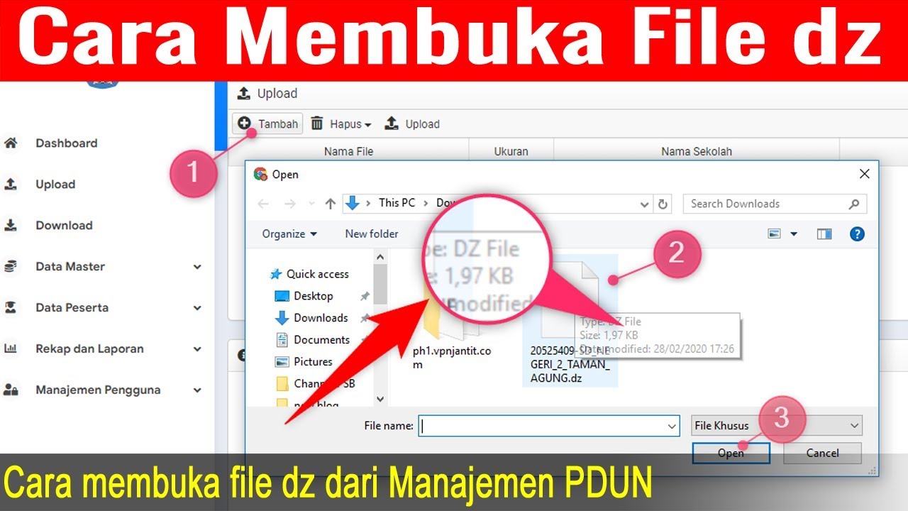 Video Tutorial Cara Membuka File dz - YouTube