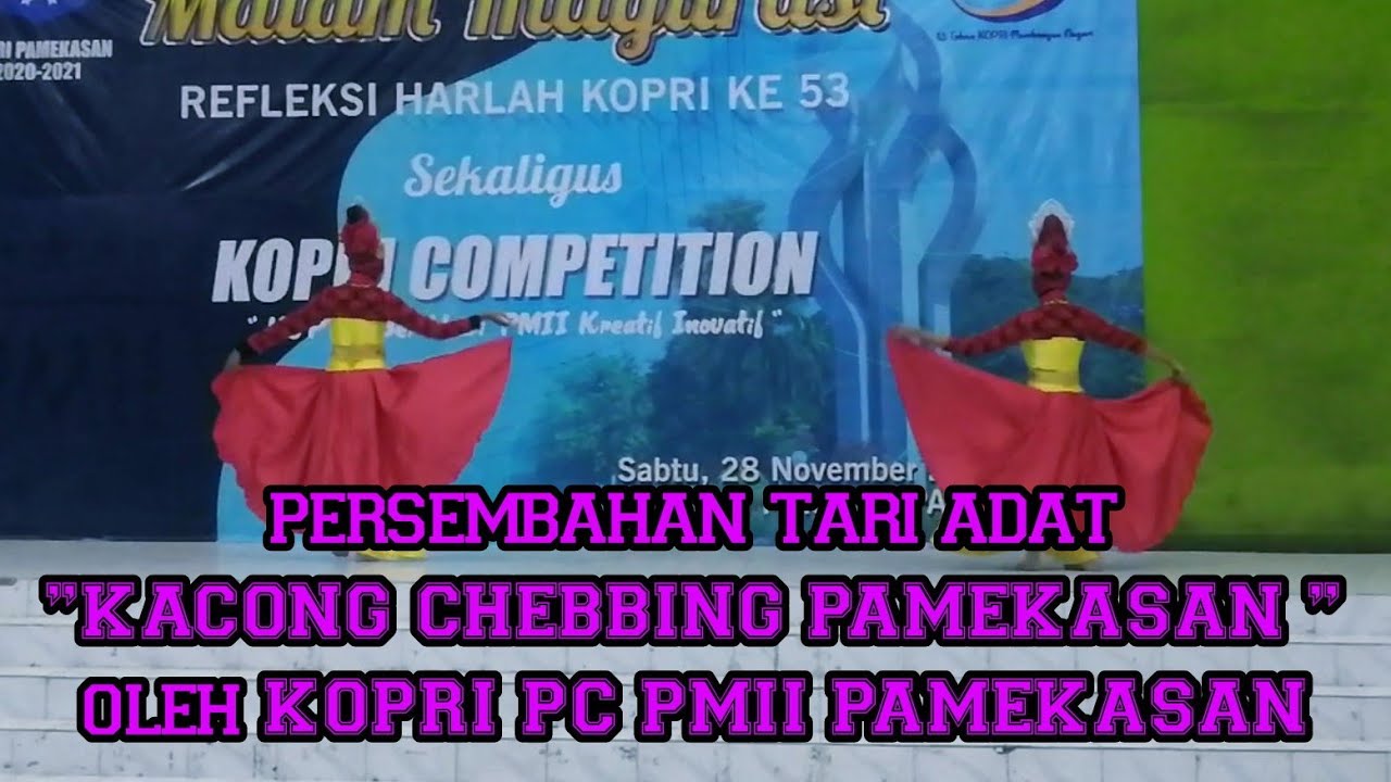 Tari Adat Pamekasan "Kacong Cebbing" (Refleksi Harlah Kopri ke 53 ...