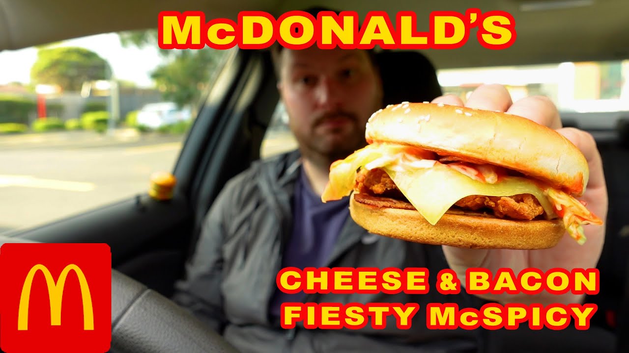 McDONALD'S CHEESE & BACON FIESTY McSPICY REVIEW | FLAVOUR ODYSSEY - YouTube