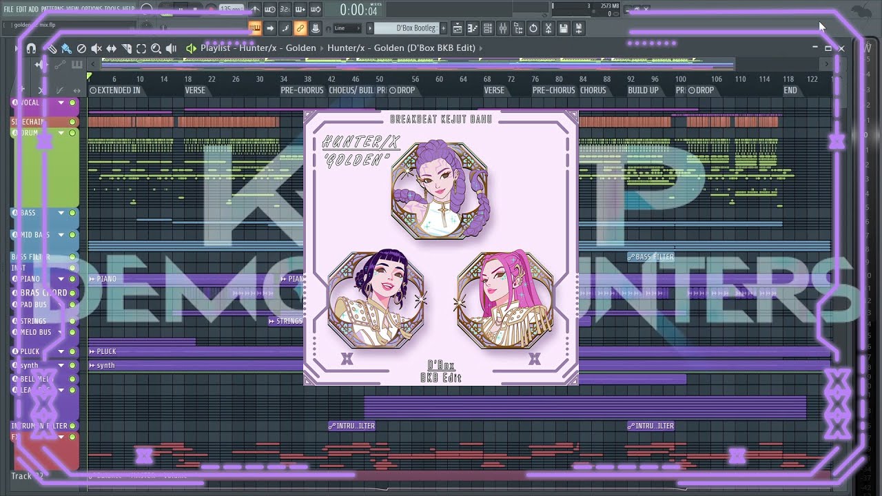 DJ GOLDEN - HUNTR/X (KPop Demon Hunters) D'Box BKB Edit | Breakbeat ...