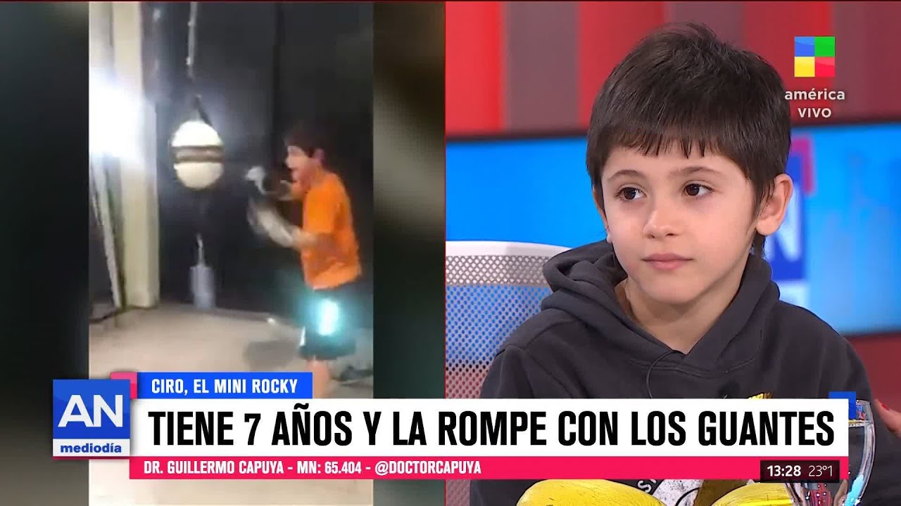 🥊 Ciro, el "Mini Rocky": "Entreno todos los días de la semana" - YouTube