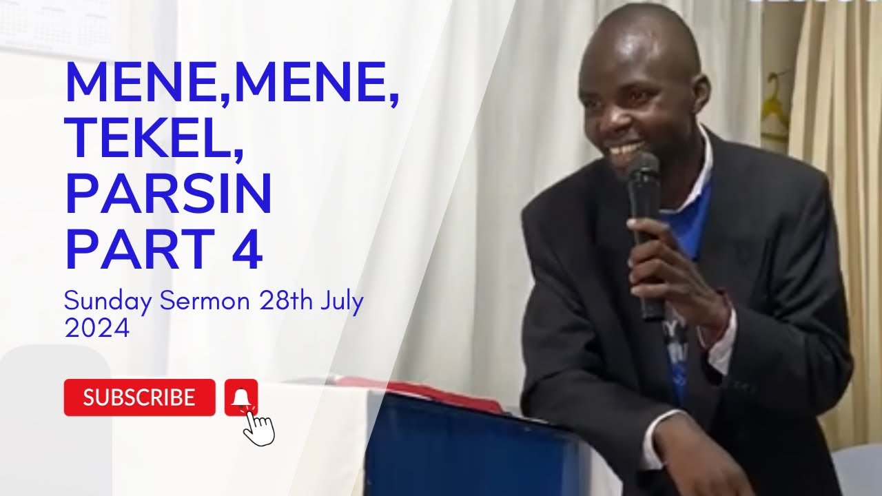 MENE, MENE, TEKEL, PARSIN PART 4 - YouTube