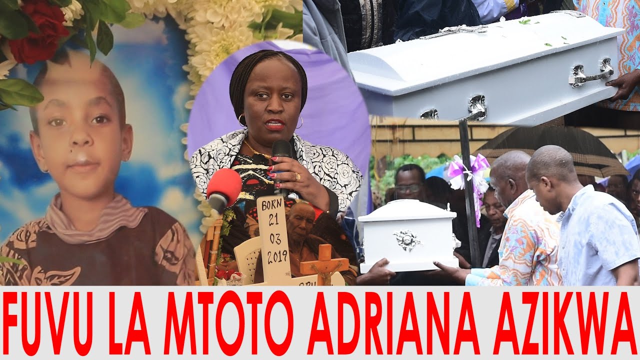 MAMIA YA WANANCHI WAJITOKEZA KUAGA MABAKI (FUVU) YA MTOTO ADRIANA ...