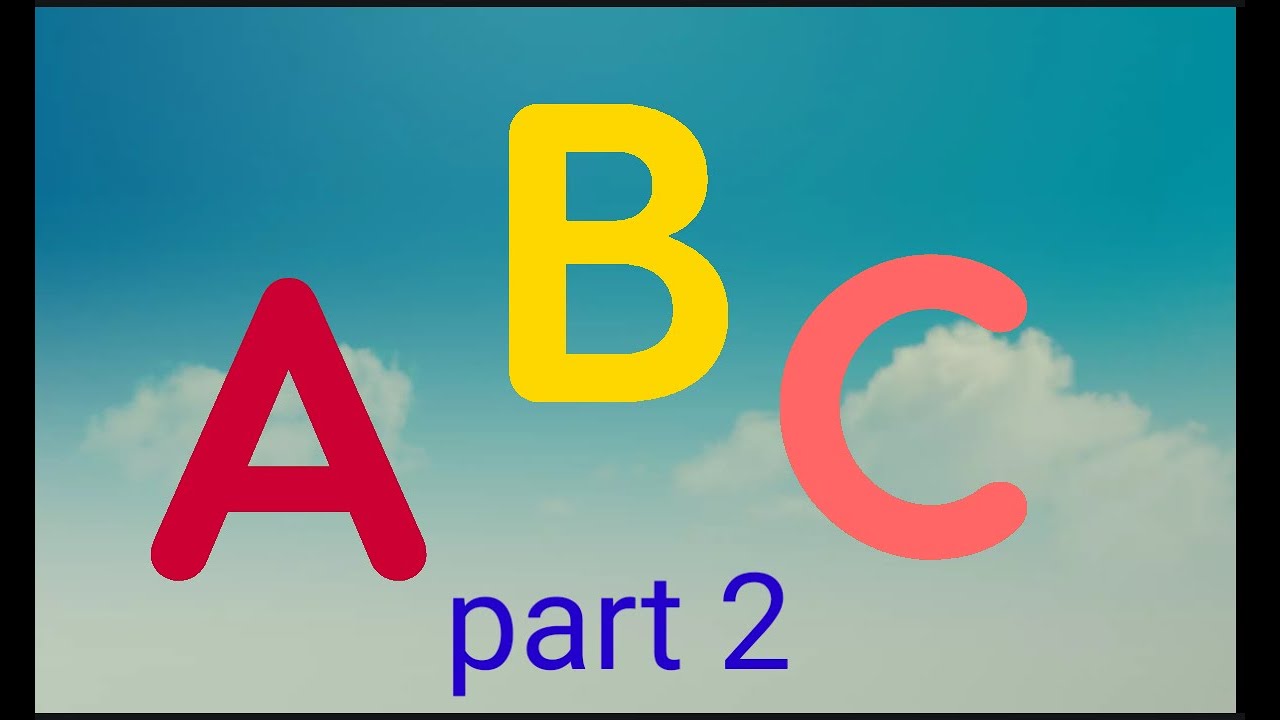 ABC |ABC part 2| Learning Videos for Kids - YouTube