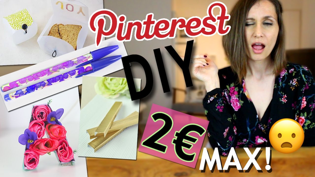 DIY ┋ PINTEREST A 2 € MAX AVEC PRESQUE RIEN !! TEST & ASTUCE francais ...